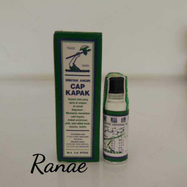 Jual Minyak Angin Cap Kapak 3ml | Shopee Indonesia