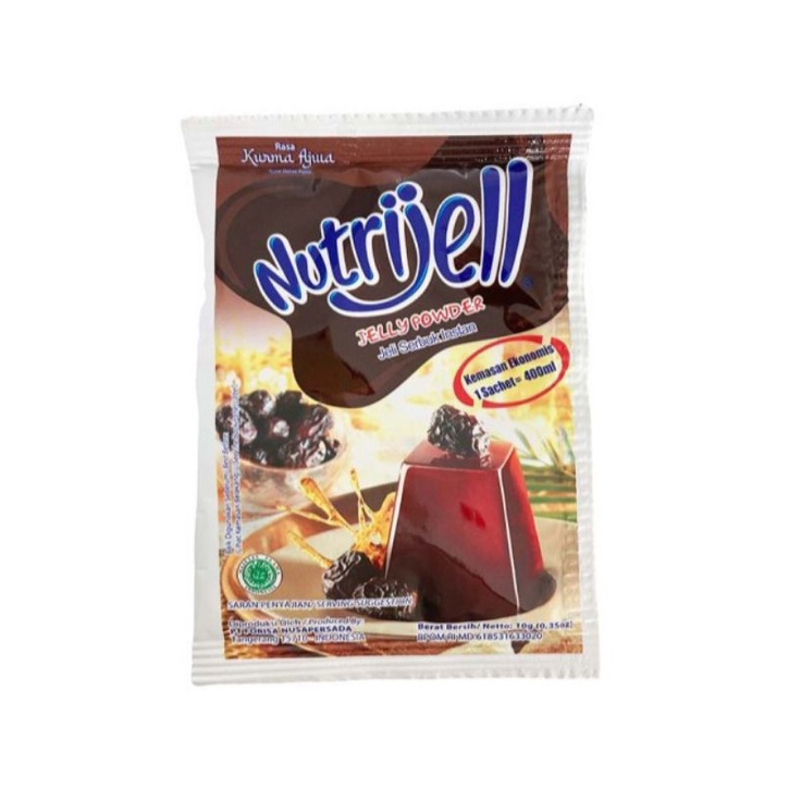 Jual NUTRIJELL STRAWBERRY ANGGUR LECI LEMON JAMBU CINCAU PLAIN 5GR ...