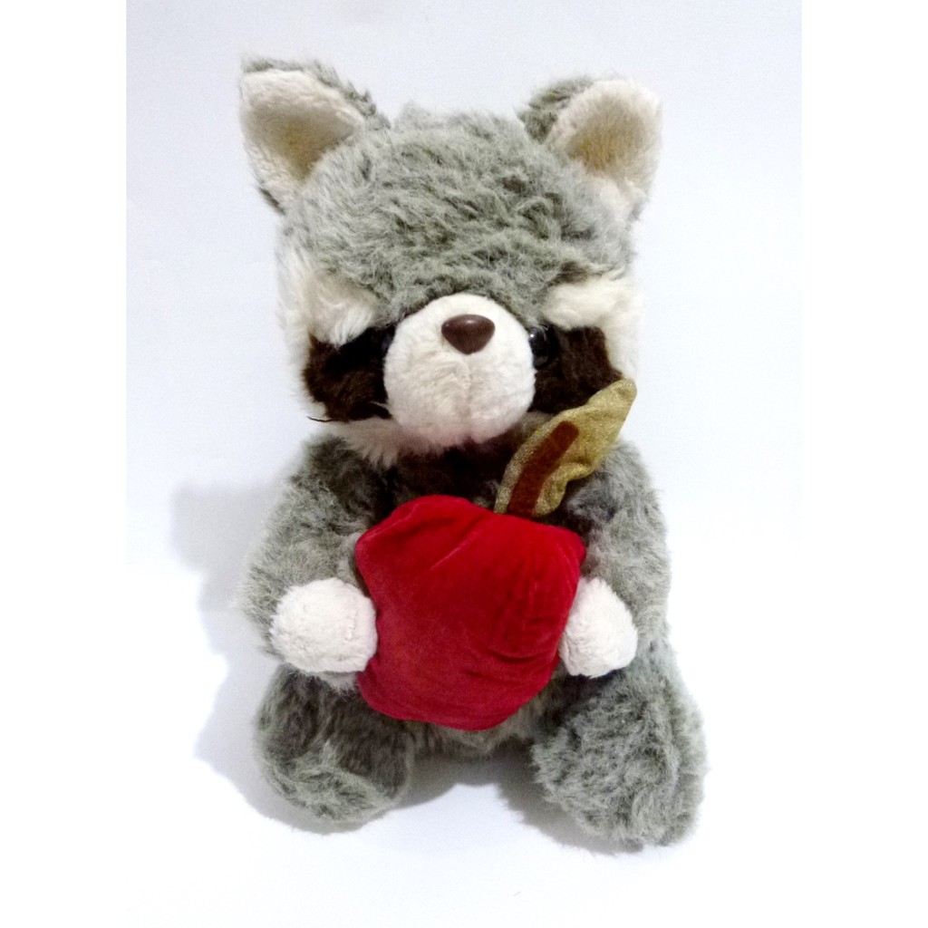 Jual Boneka Raccoon Rakun Original Made In Japan Vintage Plush Doll ...