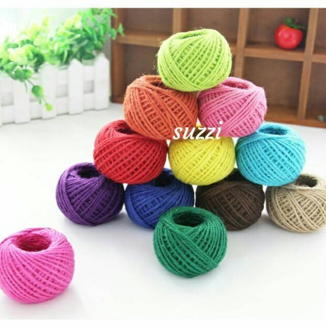 Jual Tali rami /tali goni/ hemp rope per roll | Shopee Indonesia
