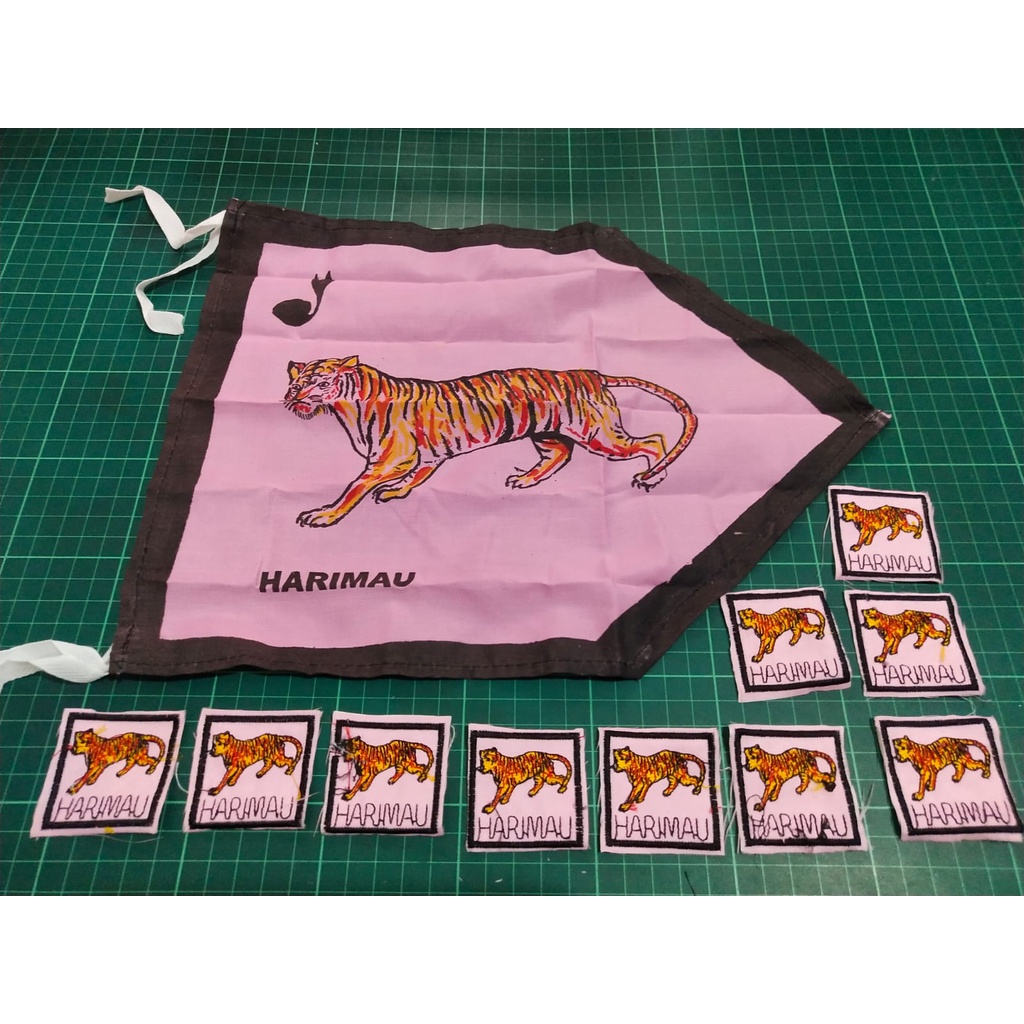 Jual TANDA REGU HARIMAU PINK SET BENDERA PENGGALANG PUTRA PRAMUKA ...