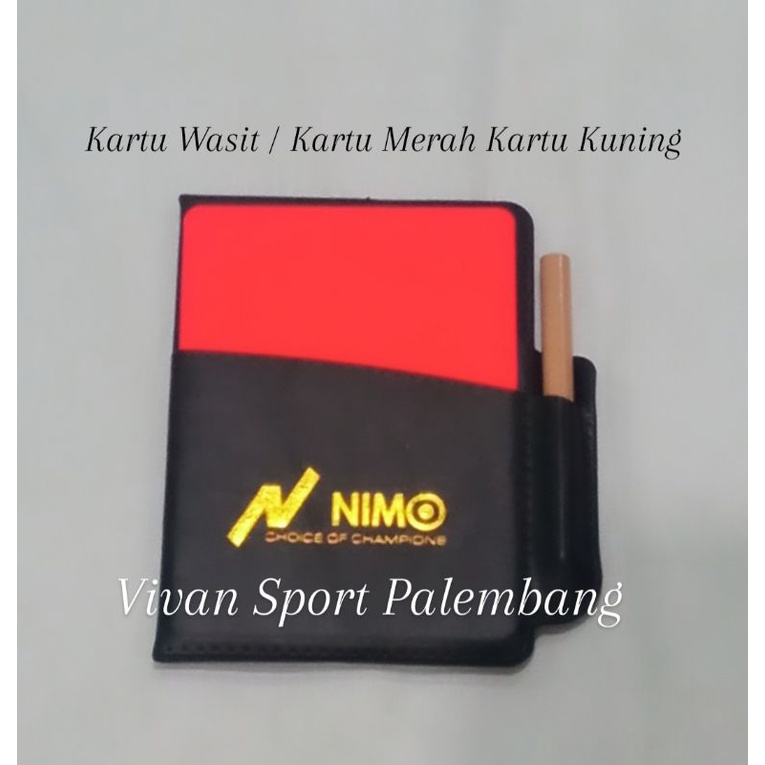 Jual Kartu Wasit Sepak bola / Referee Card / Kartu Merah Kartu Kuning ...