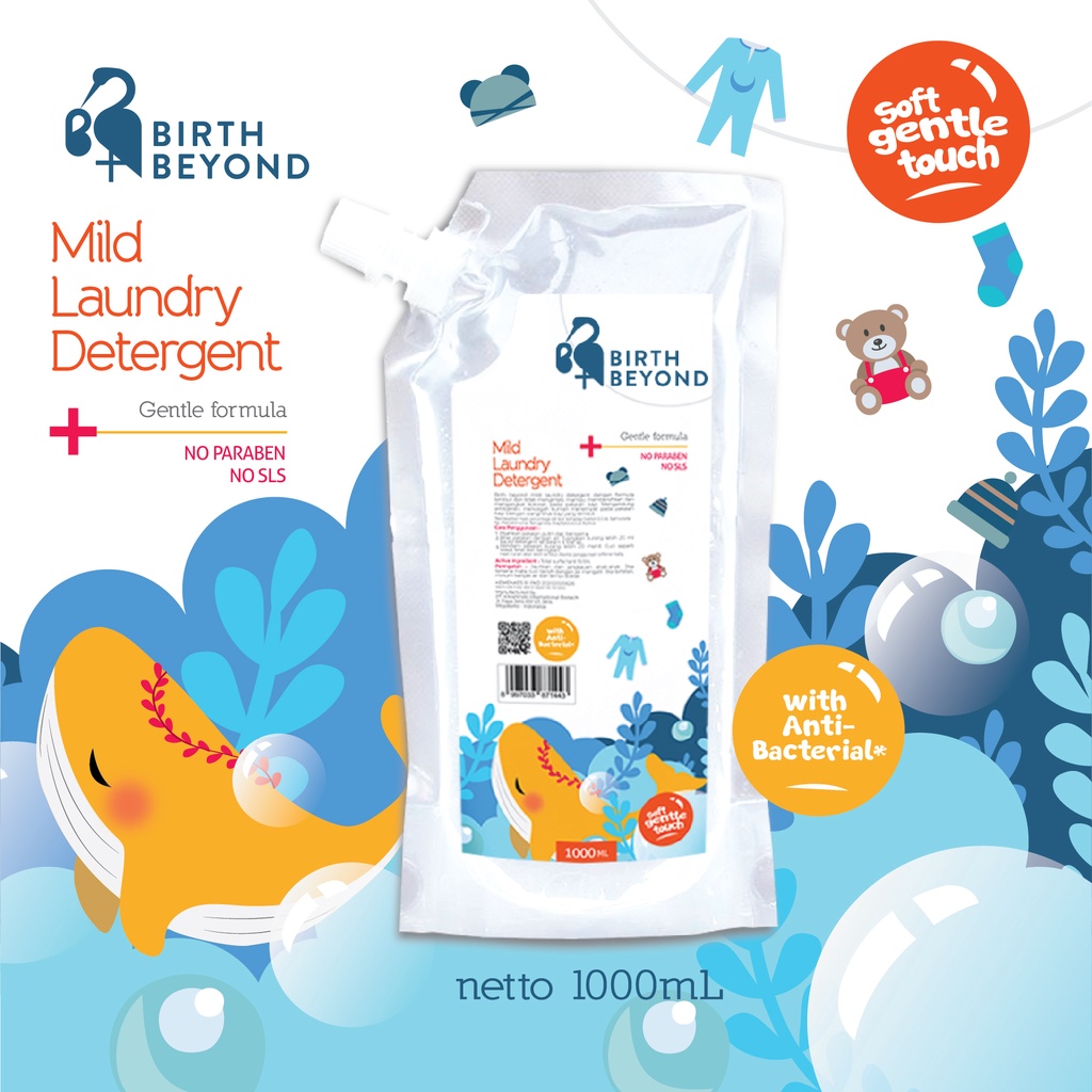 Jual Birth Beyond Mild Laundry Detergent 1000 ml | Shopee Indonesia