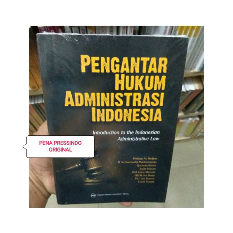 Jual PENGANTAR HUKUM ADMINISTRASI INDONESIA - PHILIPUS M HADJON | Shopee Indonesia