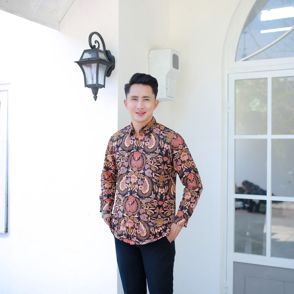 Jual Benang Raja Batik Couple Pria Wanita Motif Sayap Garuda Size ...