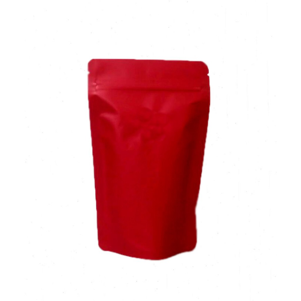 Jual Kemasan Kopi Standing Pouch Merah with Valve 500g | Shopee Indonesia