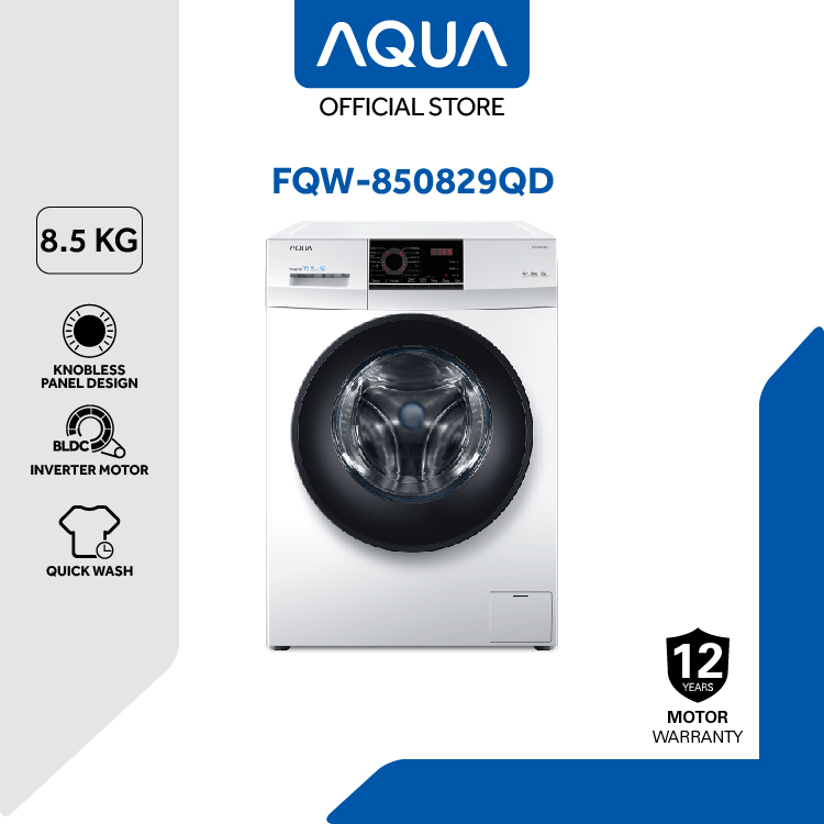 Jual AQUA Elektronik FQW-850829QD Mesin Cuci Front Loading 8.5 Kg ...