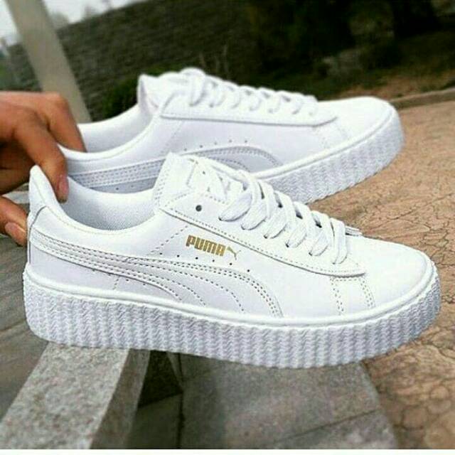 Jual Rep Puma Rihanna putih(full white) | Shopee Indonesia