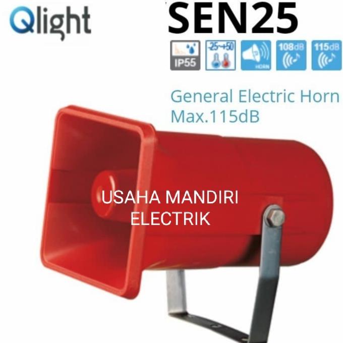 Jual Sen25- Ws-Lc, Qlight Elektronik Warning Sirine Horn Speakers 220V Ac | Shopee Indonesia