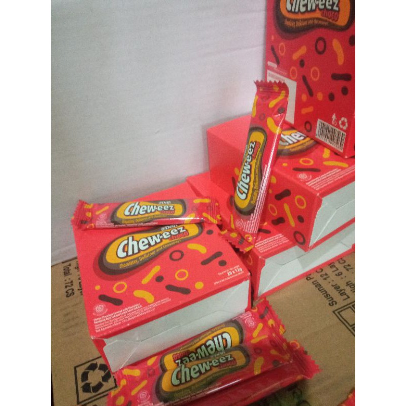 Jual DELFI CHEWEEZ CHOCO 12GR COKLAT, PERMEN COKELAT DELFI CHEW EEZ 12 ...