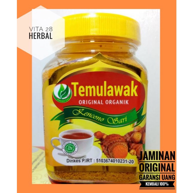 Jual TEMULAWAK SERBUK / TEMULAWAK BUBUK ORGANIK 250 GRAM KEMASAN TOPLES ...