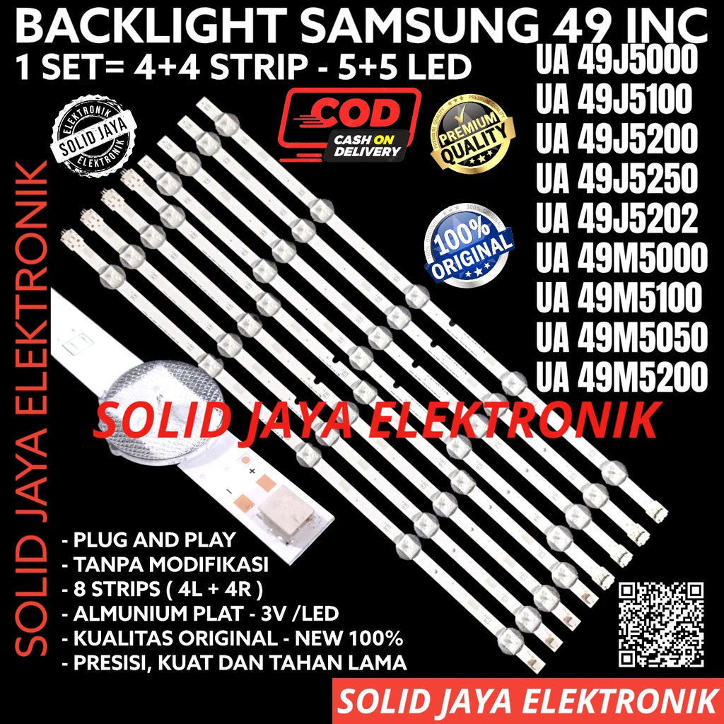 Jual BACKLIGHT TV LED SAMSUNG 49 INC UA 49J5000 49J5100 49J5200 49J5250 49J5202 49M5000 49M5100 ...