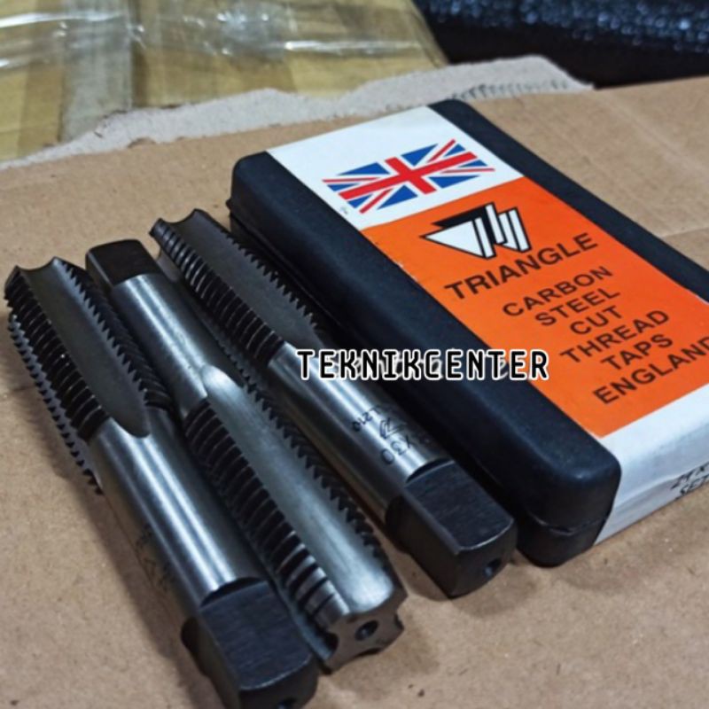 Jual Mata hand tap M10 x 1.5 mm TRIANGLE 3 Pcs Mata bor ulir drat baut ...