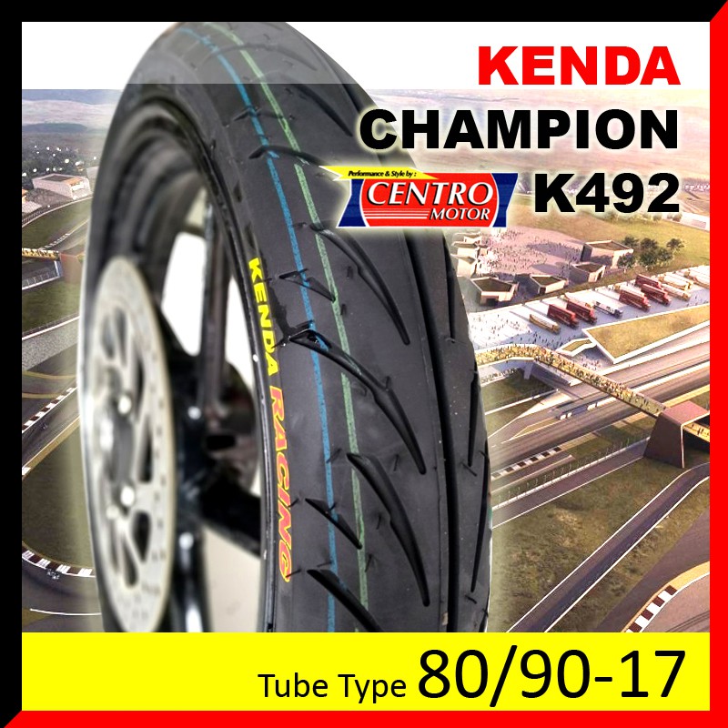 Jual BAN KENDA K492 80/90-17 BAN RACING TUBE TYPE (Perlu pakai ban dalam) | Shopee Indonesia
