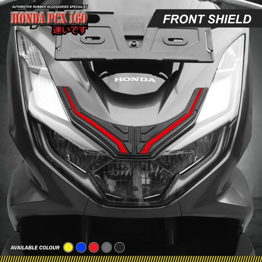 Jual Honda PCX 160 Aksesoris Front Shield Body Protector Cover Bahan ...