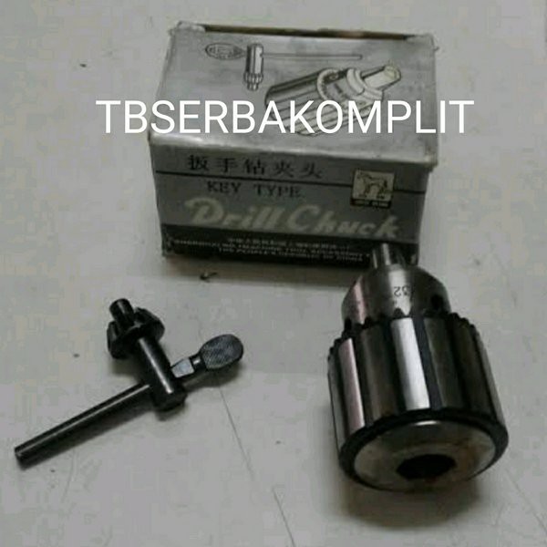Jual Kepala Bor Cap Kuda 13mm JT6 Drill Chuck Horse Brand 0.5 inch 1-2 ...