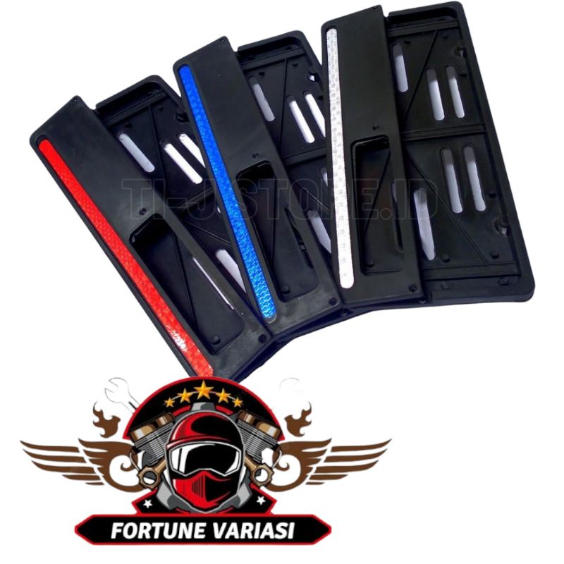 Jual COD TERMURAH BINGKAI PLAT NO LIST COVER PLAT NO LIST MERAH BIRU ...