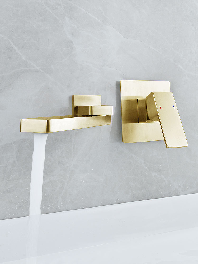 Jual Cold and hot embedded flush type washbasin faucet | Shopee Indonesia