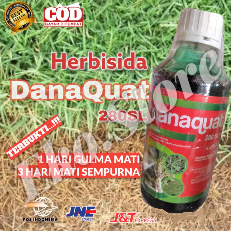 Jual obat suket Danaquat herbisida 1liter 280 SL gramaxone noxone ...