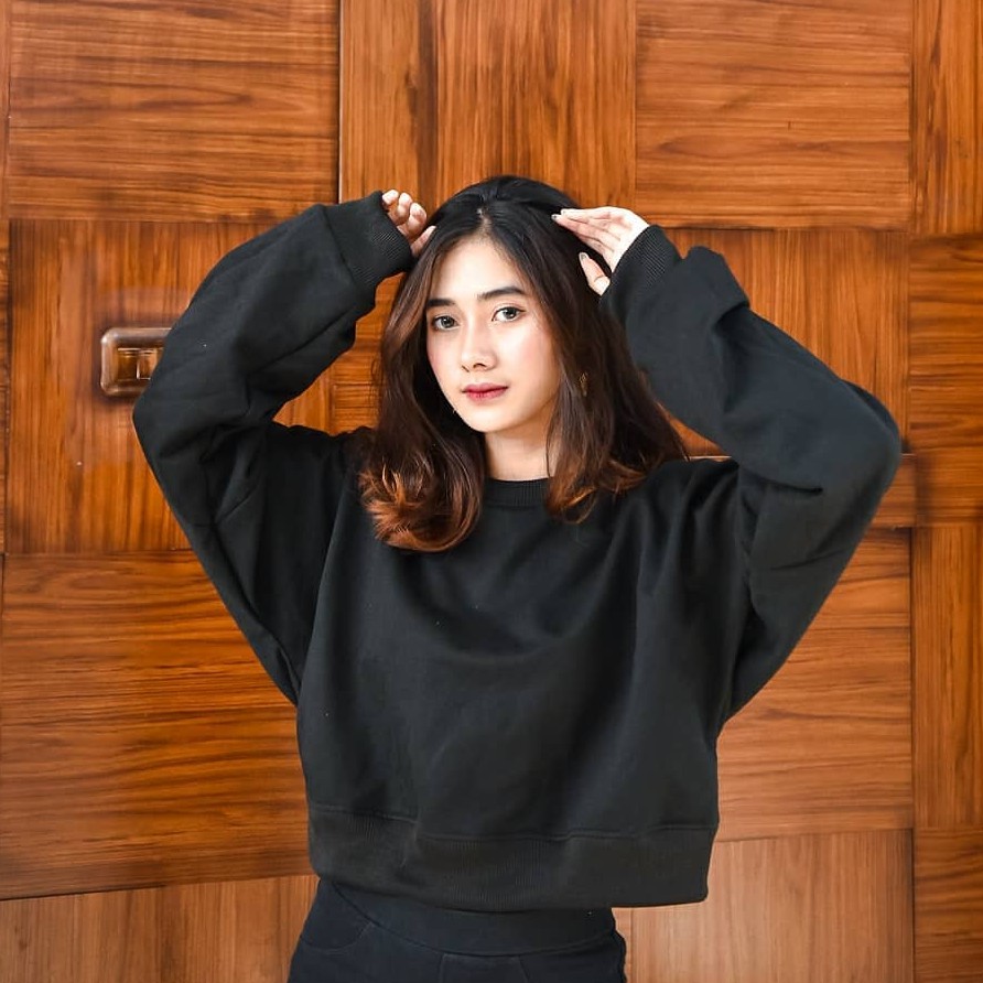 Sweater crop oversize store
