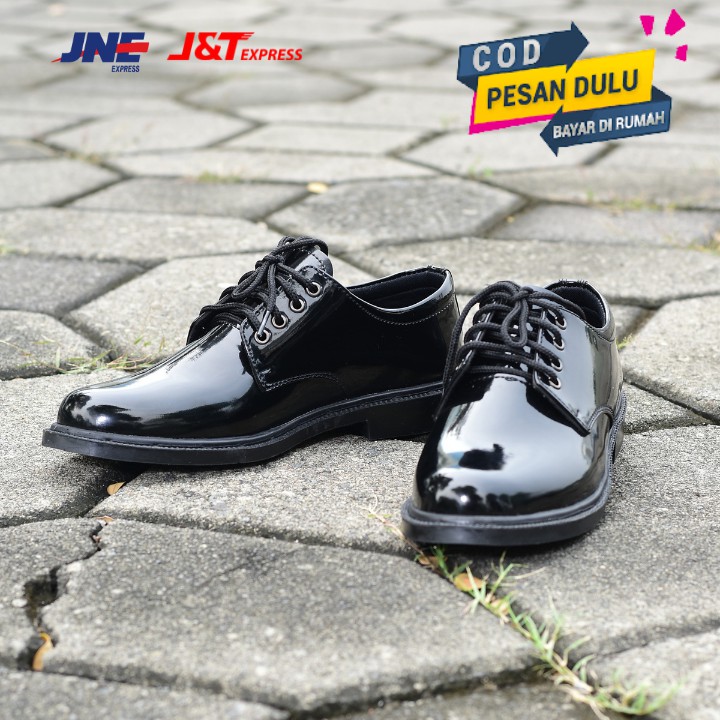 Jual SEPATU FORMAL FANTOFEL DINAS PDH TNI AD POLRI POLISI SATPAM ...