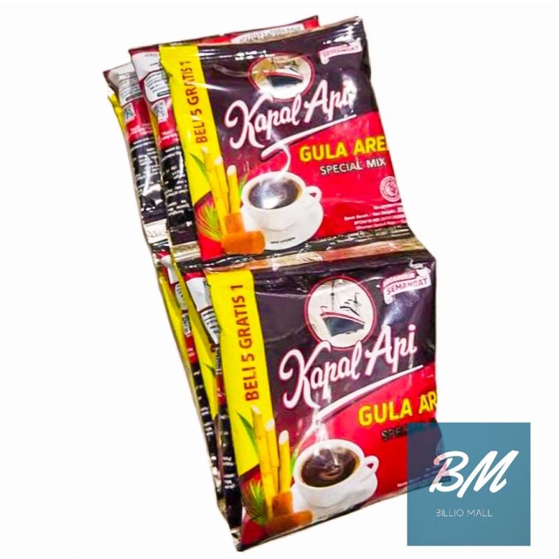 Jual Kapal Api Gula Aren Special Mix Renceng isi 10 Sachet | Shopee ...
