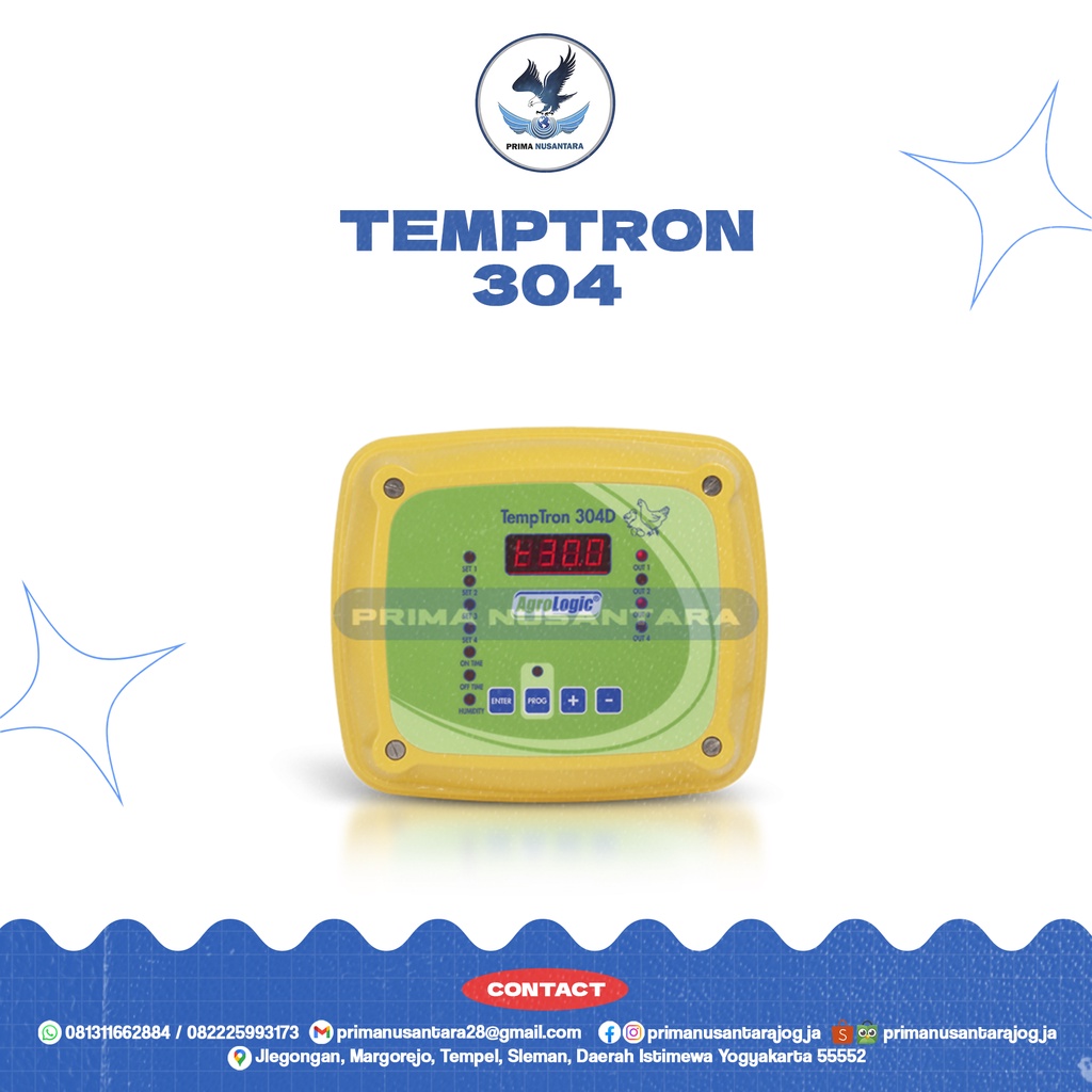 Jual TEMPTRON MIKROKONTROLER PENGATUR SUHU DAN KELEMBABAN KANDANG AYAM ...