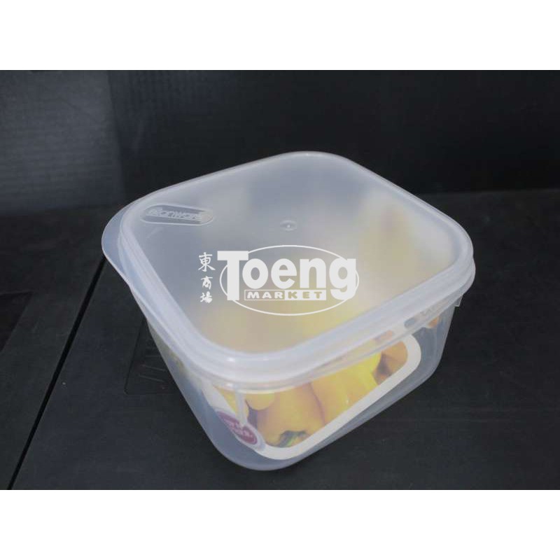 Jual AIRTIGHT SQUARE FOOD KEEPER 1000ml E-1642 ELW / KOTAK MAKANAN ...