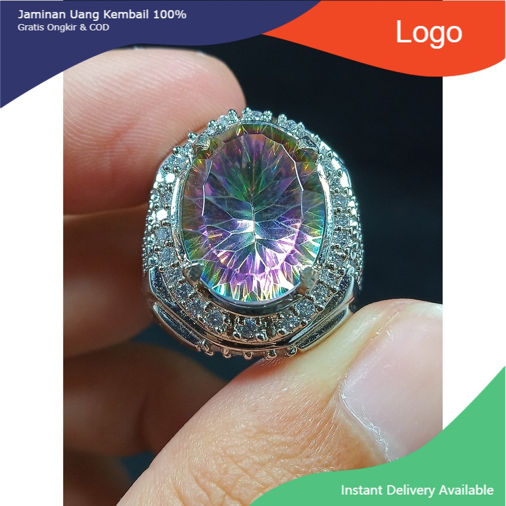 Jual BATU CINCIN MYSTIQ QUARTZ ASLI | Shopee Indonesia