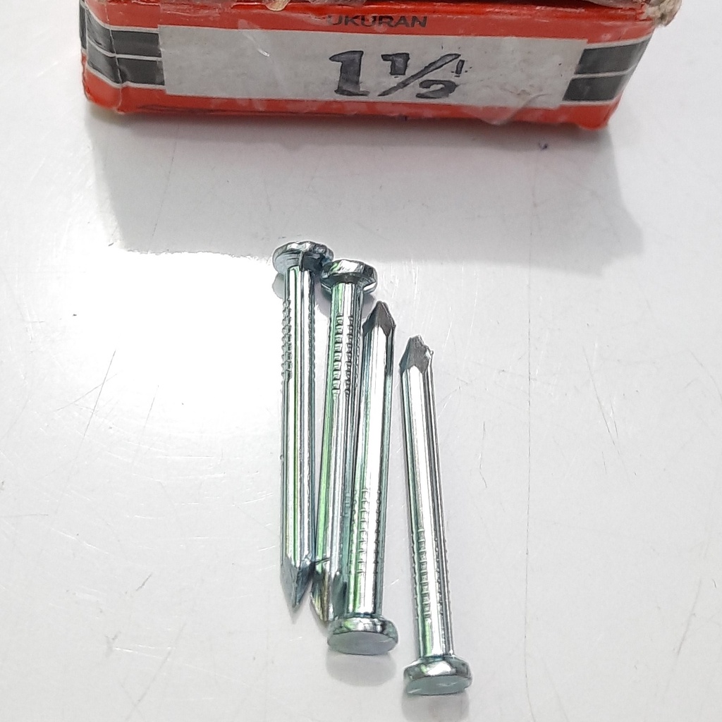 Jual Paku Beton DN 1-1/2" 3,6CM / Paku Garis Putih Harga Per Kotak ...