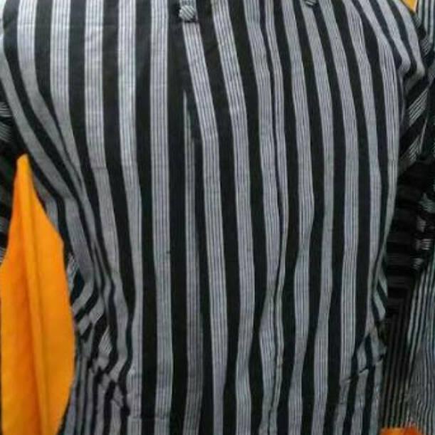 Jual Seller.. Baju Surjan Hitam Putih Baju Surjan Tenun Jogja sorjan ...