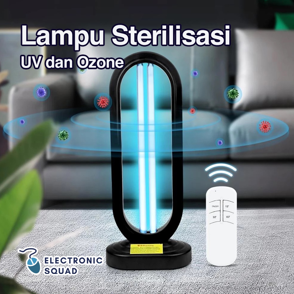 Jual Lampu UV disinfektan remote - Anti Virus Sterilizer UVC Ozone - Pembunuh Covid | Shopee ...