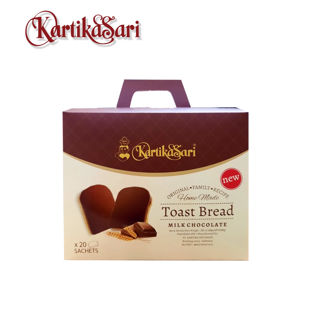 Jual Toast Bread Chocolate Roti Kering Coklat 201.2 gram | Shopee Indonesia
