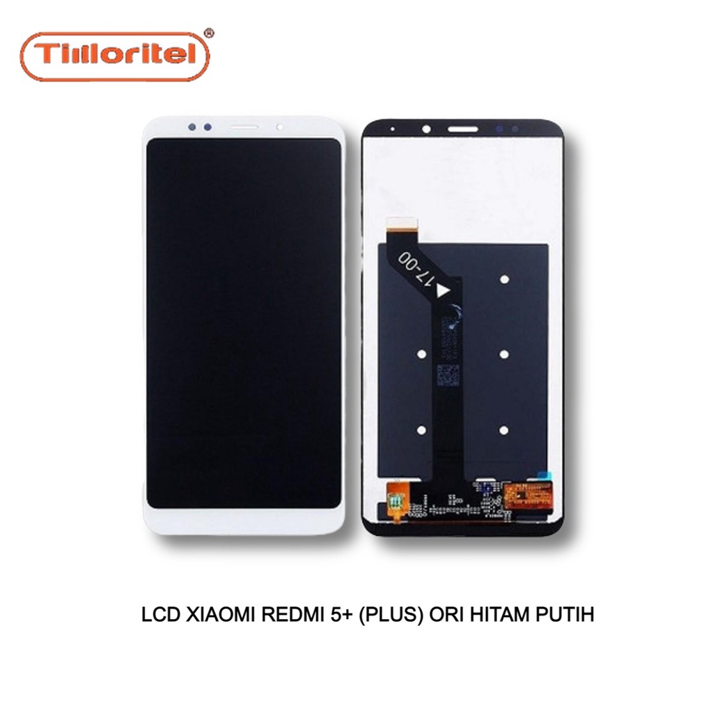 Jual LCD+TS XIAOMI REDMI 5+ (PLUS) ORI WHITE BLACK | Shopee Indonesia