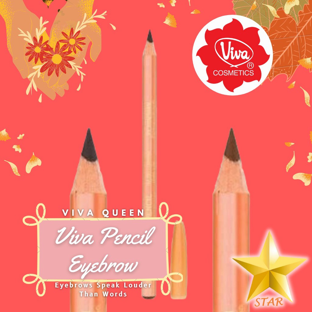 Jual Pensil Alis Viva Queen Eye Brow Pencil Viva Queen | Shopee Indonesia