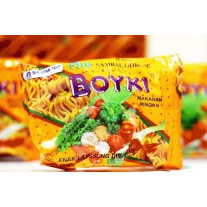 Jual Boyki Gemez Enak snack mie jadul kremez isi 10pcs | Shopee Indonesia