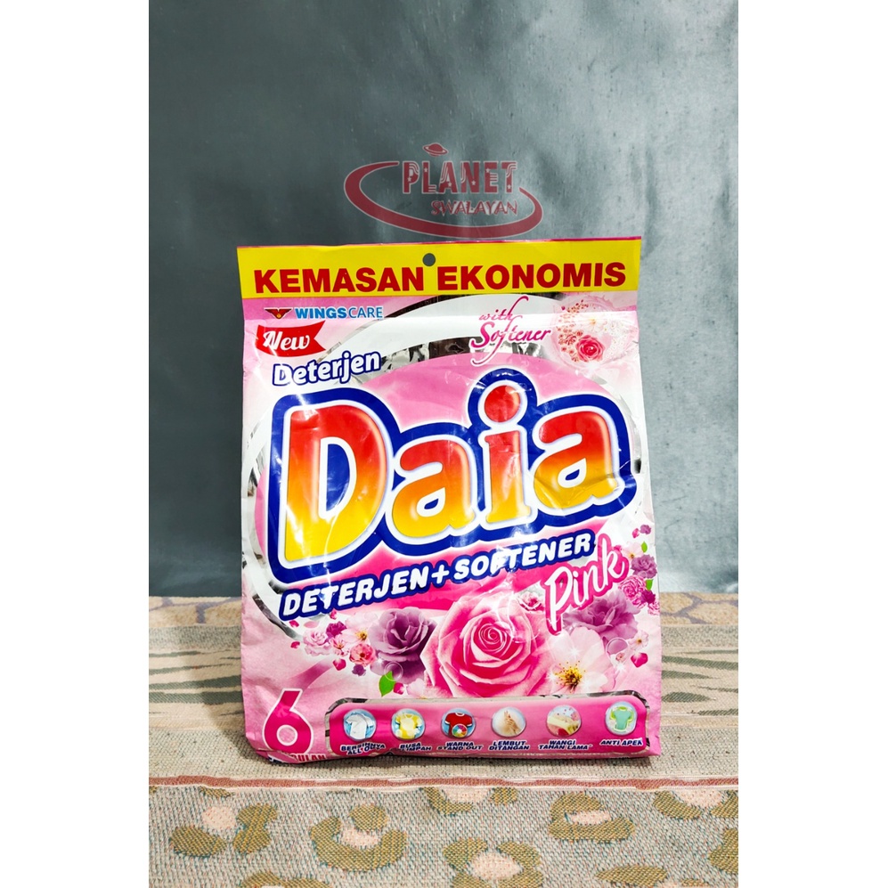 Jual DAIA DETERGENT PINK PLUS SOFTENER 470 GR | Shopee Indonesia
