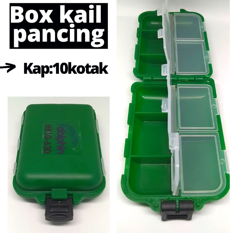 Jual Box Kotak Alat Pancing Kail Lure HS 021 - hijau | Shopee Indonesia