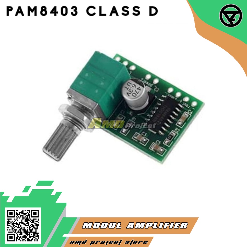 Jual Kit Ampli PAM8403 Power Amplifier Class D Stereo Modul Board ...