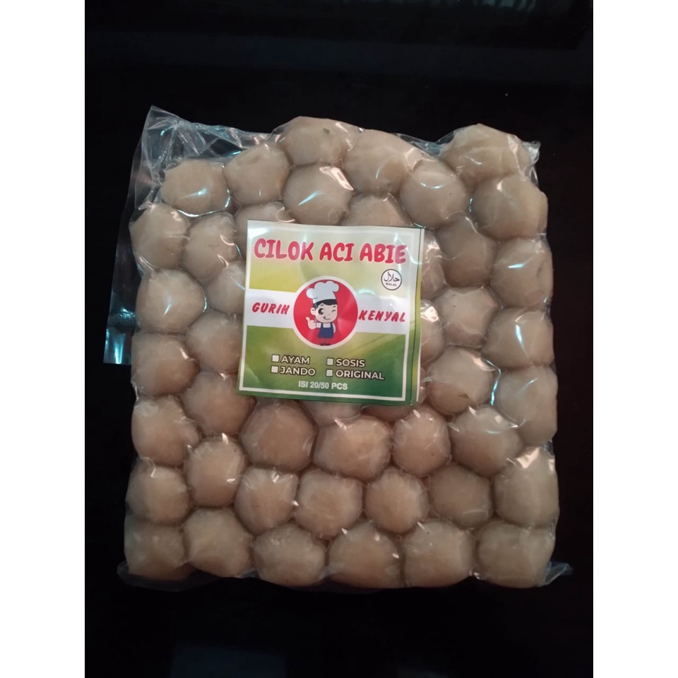 Jual Cilok Vacuum, Baso aci isi jando 20 pcs dan baso aci mini polos ...