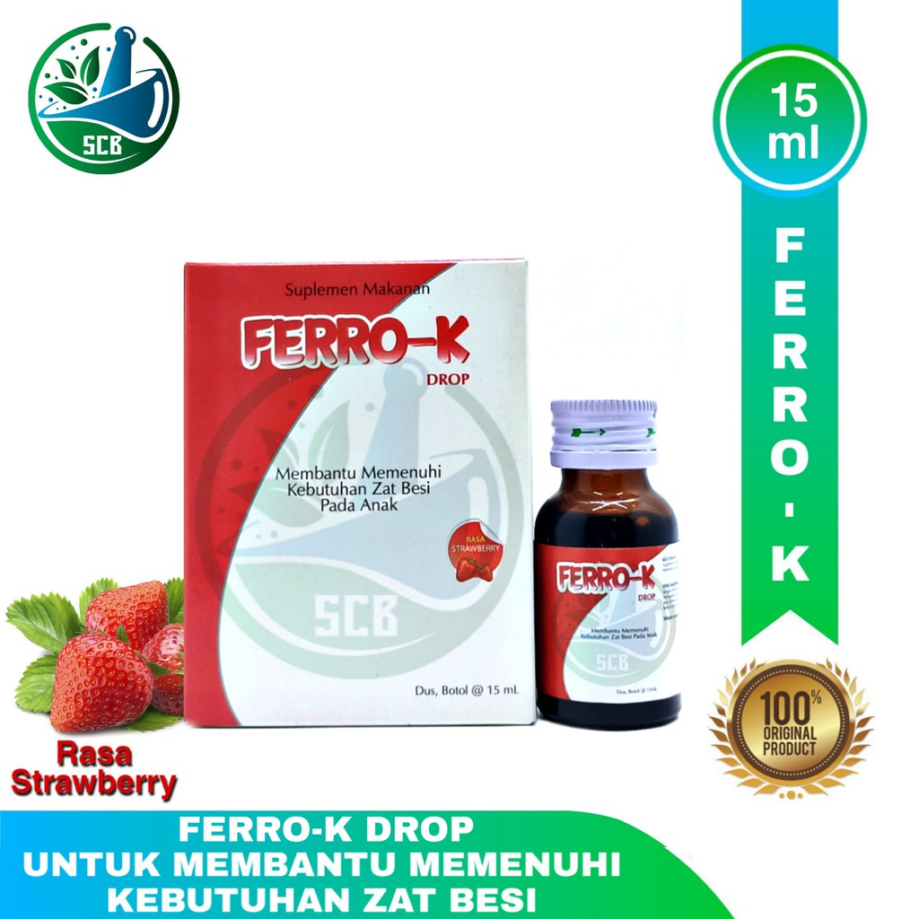 Jual Ferro-k Suspensi / Drop - Isi 15-120 mL | Shopee Indonesia