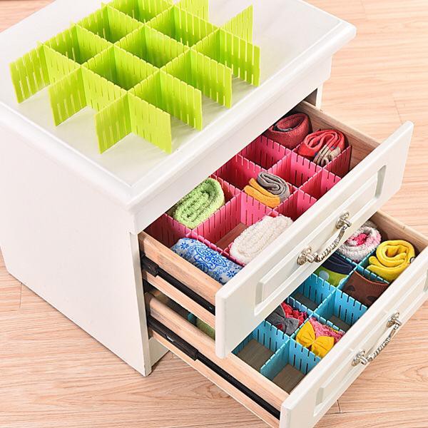 Jual Sekat Laci Organizer / Pemisah Pembatas Kotak Laci / Lemari Warna ...