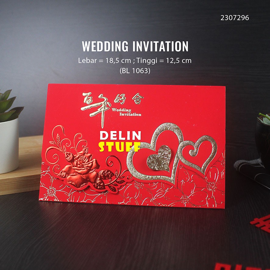 Jual Undangan Pernikahan Perkawinan Chinese Sangjit / Wedding ...