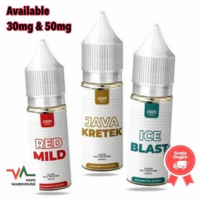 Jual READY STOCK Liquid Foom Salt Ice Blast | Red Mild | Java Kretek ...