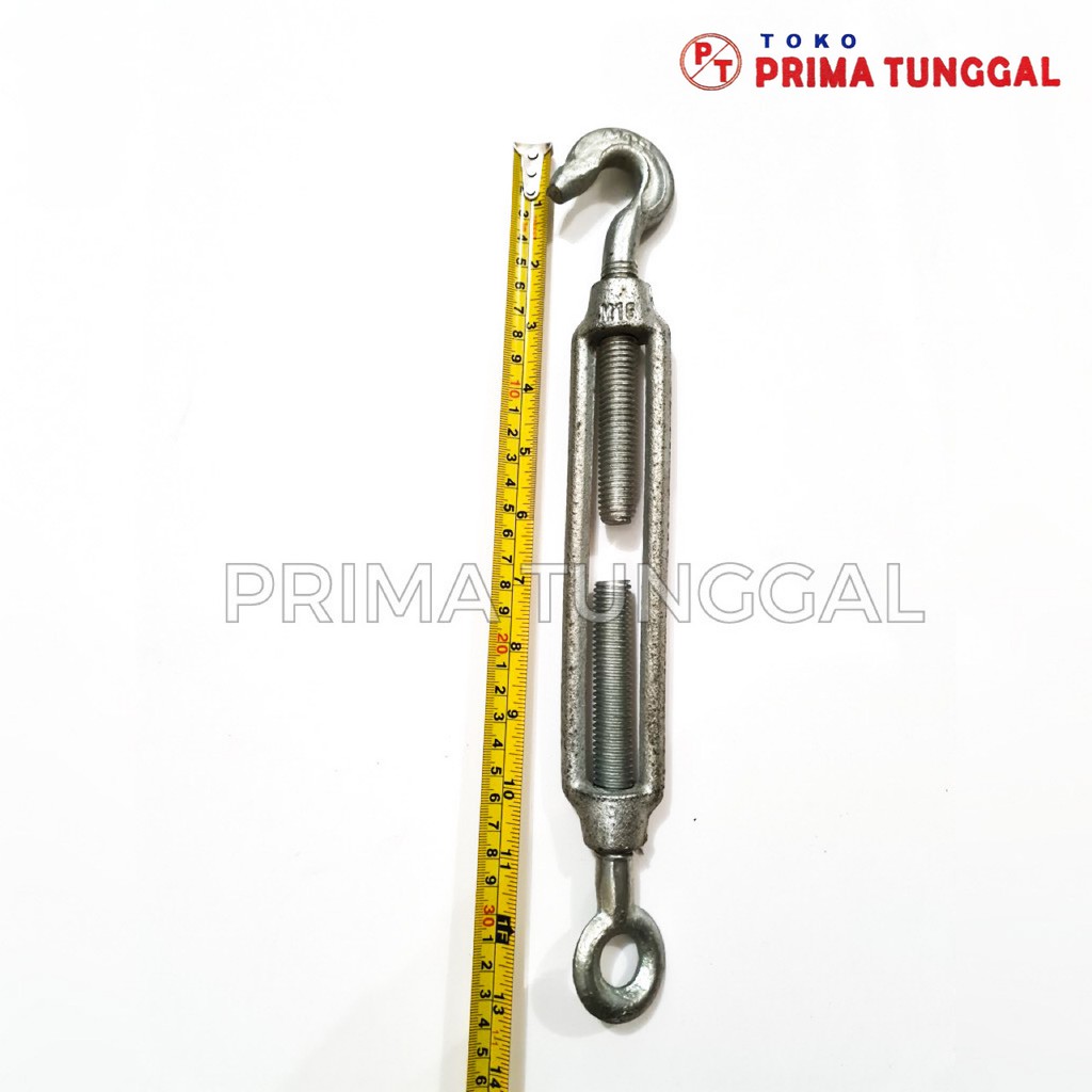 Jual Spanskrup m16 5/8" Inch Jarum Keras m16 Spandrat m16 Turnbuckle ...