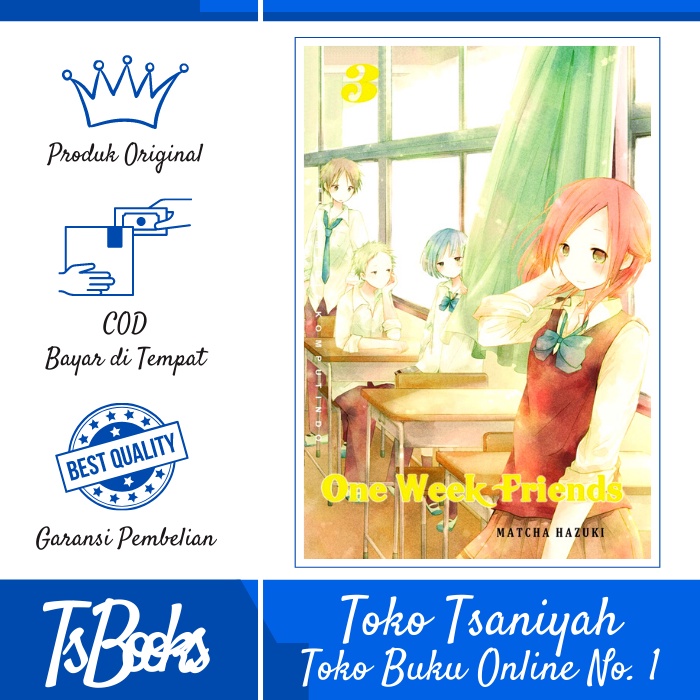 Jual Buku Komik Romance One Week Friends 3 Matcha Hazuki Komik Romantis ...