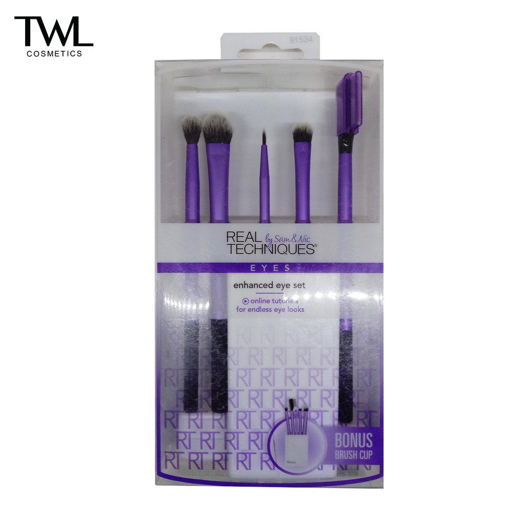 Jual Real Techniques Enhanced Eye Set | Shopee Indonesia