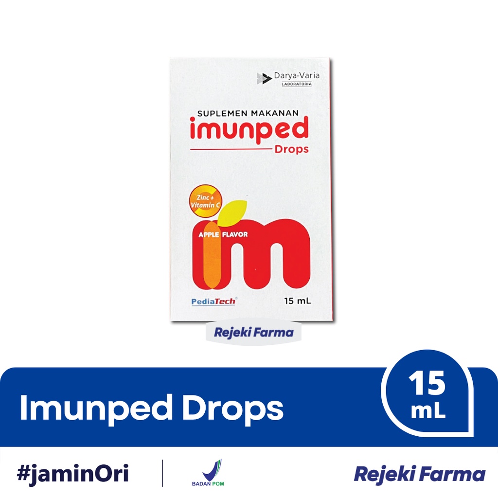 Jual Imunped Drops 15 mL - Suplementasi Zinc & Vitamin C ( Drop 15mL ...