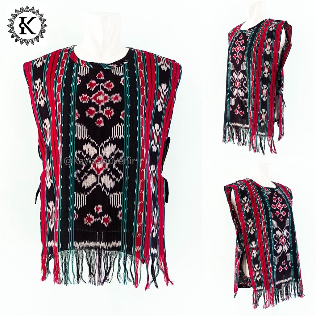 Jual Outer Rompi Tenun / Vest Tenun Pria Wanita - Kain Etnik | Shopee ...