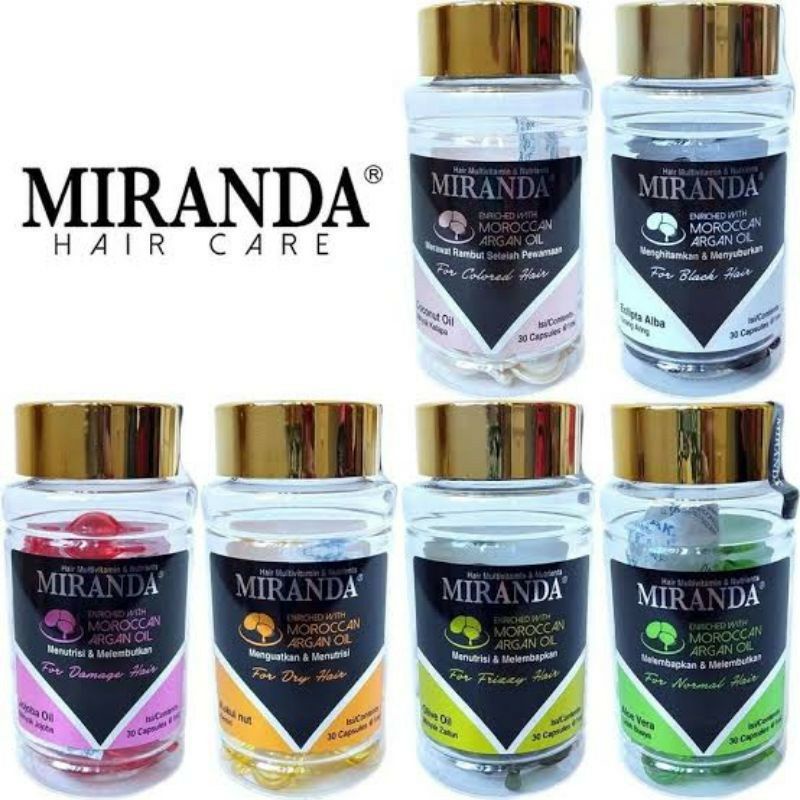 Jual MIRANDA HAIR MULTI VITAMIN & NUTRIENTS ISI 30 BUTIR | Shopee Indonesia